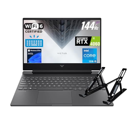 HP Victus 15 Gaming Laptop, NVIDIA GeForce RTX, 12th Gen Intel Core i5-12500H(12 cores), FHD Display, Windows 11 Home