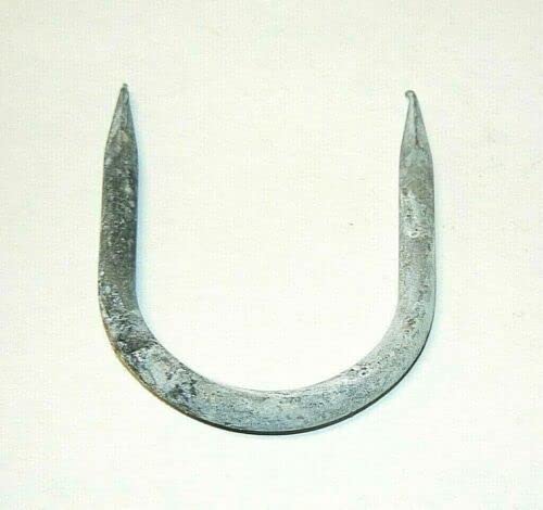 Large Galv. Staples (Pole Line Hardware) Lot of 20 pcs HQ