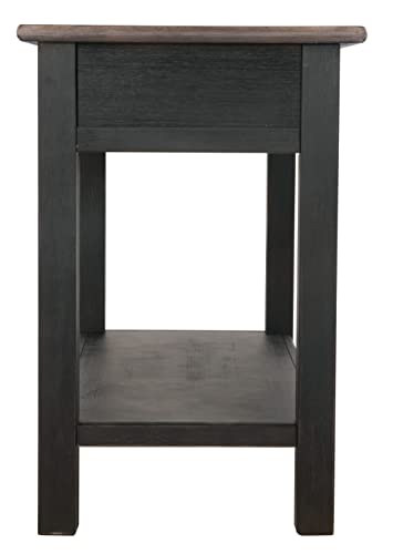 Signature Design by Ashley Tyler Creek Modern Farmhouse Sofa Table, Brown & Black