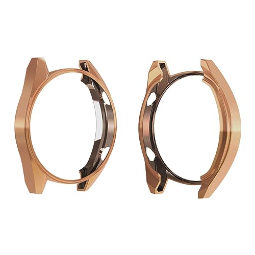 UKCOCO Watchs 3pcs Bling Watch Rose Gold Watch waches Watch Protector Watch Cover Watch case watchs Wristwatch watchamacallit Watch Protective Case Watch Protect Shell Pearlescent Set gt