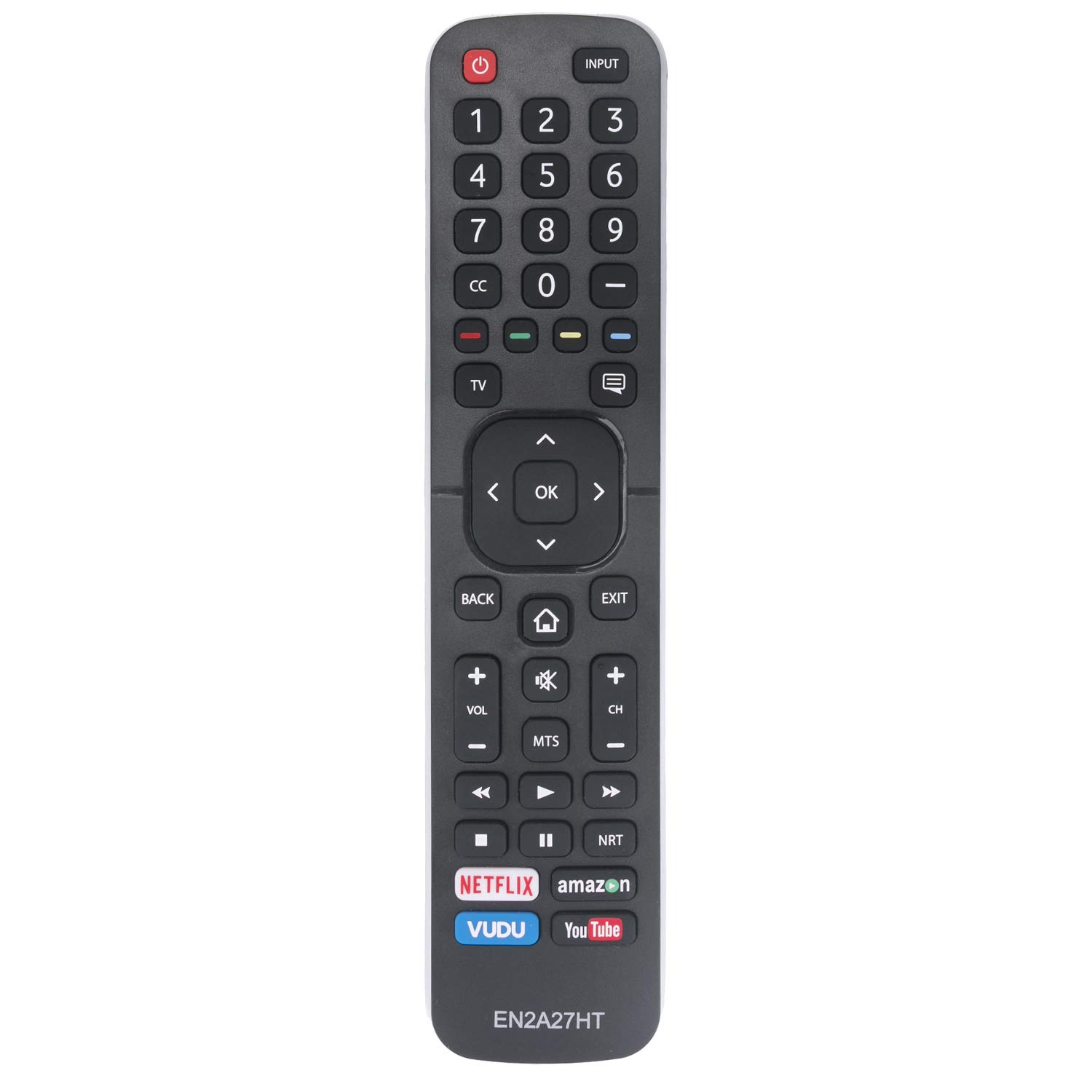 EN2A27HT Replacement Remote Control -ALLIMITY- fit for HISENSE Smart TV EN2A27HT Remote Control sub EN2A27ST 50H7050D 32H5D 43H620D 39H5D 60DU6070 40H5D 43H5D 43H6D 50H5D 55H5D 50H6D