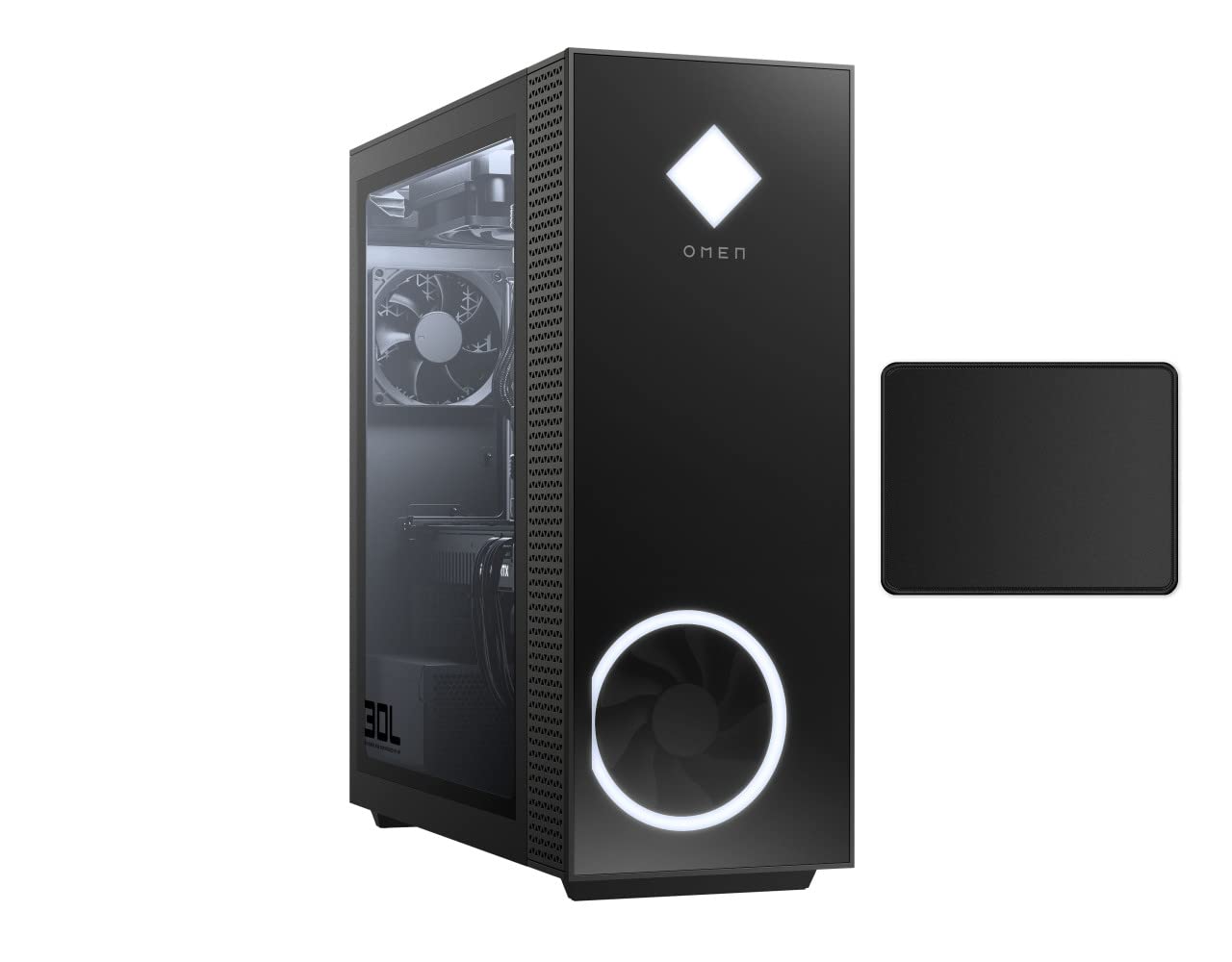 HP OMEN Gaming Premium Desktop | AMD Ryzen 7 5800X 8-Core Upto 3.8GHz | 32GB RAM | 1TB SSD | NVIDIA GeForce RTX 3080 | Windows 11 Home | Keyboard and Mouse | with Mouse Pad Bundle