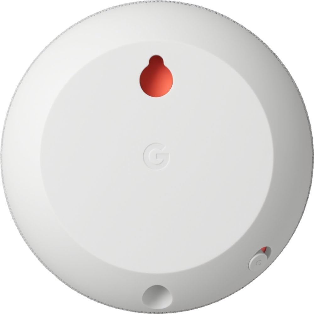 Google Nest Mini 2nd Generation Smart Speaker with Google Assistant - Chalk (Renewed)