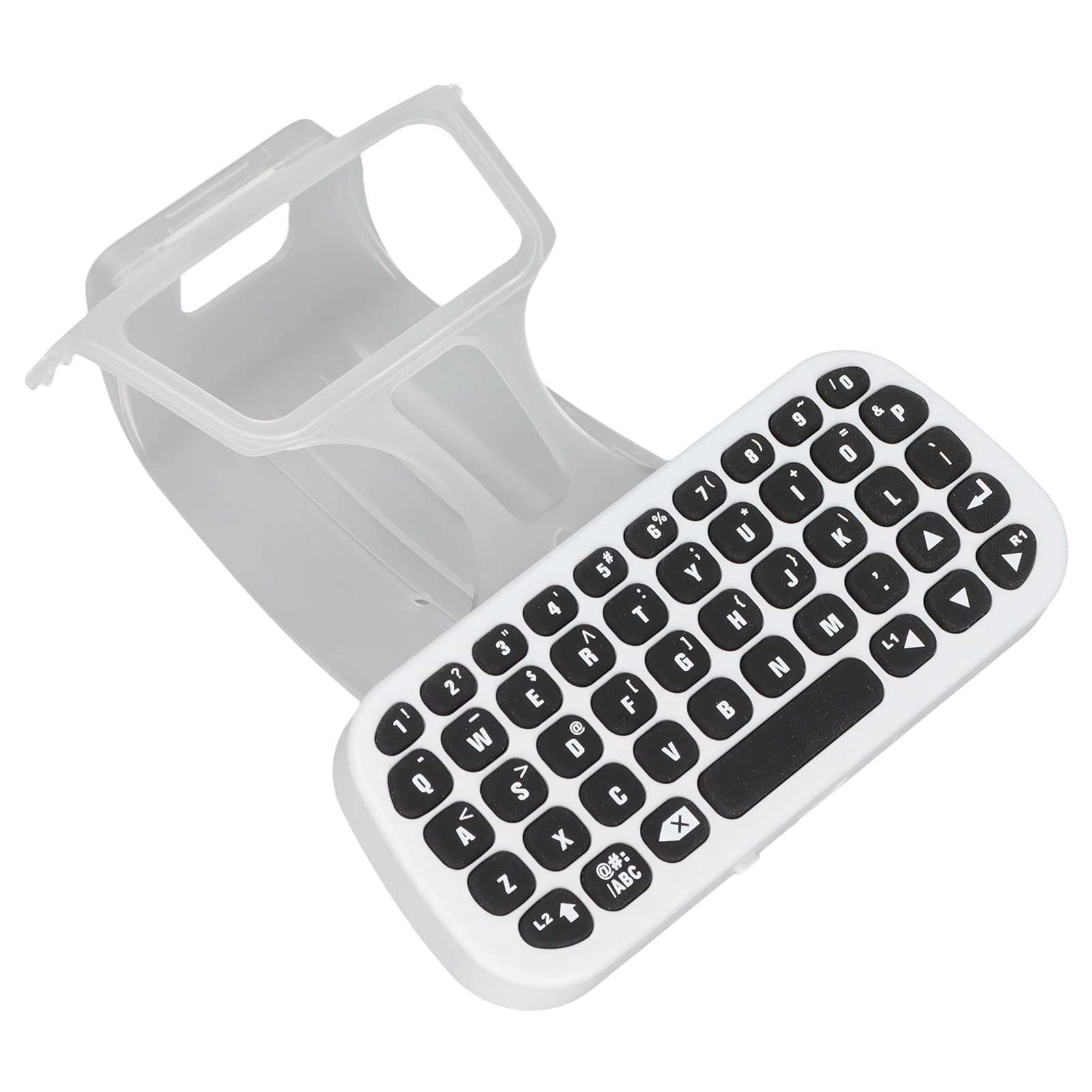Heayzoki Keyboard for Ps5 Controller, Ps5 Game Keyboard Controller Gamepad Chatpad Bluetooth Chatpad for Ps5 with Clip And Charging Cable