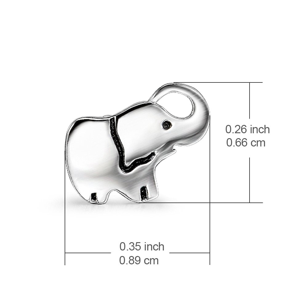 Elephant Earrings Sterling Silver Cute Mini Elephant Stud Earrings Jewelry for Women