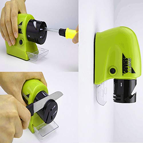Electric Knife sharpeners Professional Motorized Electric Knife Knives Sharpener, Motorized Smart Sharp Blade Sharpener, for Home Kitchen Manual Sharpening