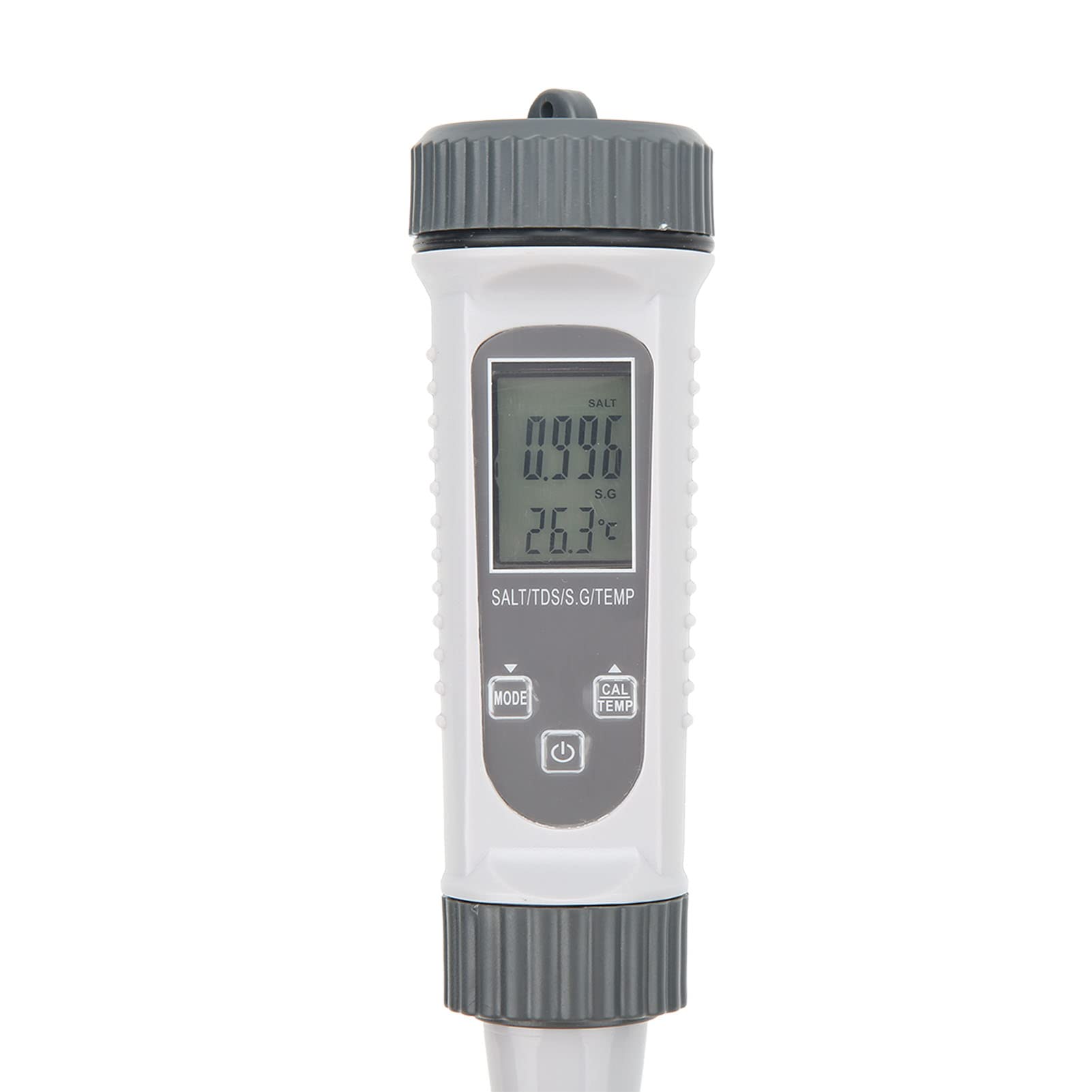 High Accuracy LCD Screen SG Temp Salt TDS Tester Multifunctional Tester Pen with White Backlight Hydroponics Salinity Monitoring Tool