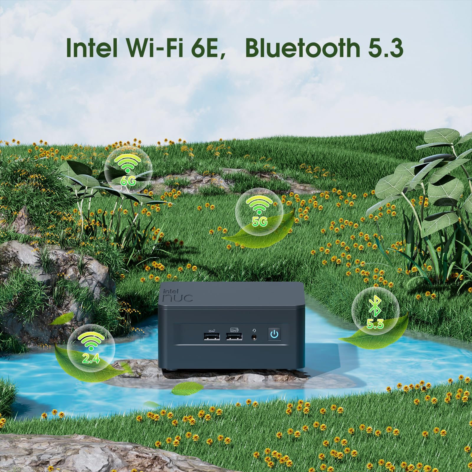 Intel Mini PC, Intel NUC 11 with Newest 11th Gen Core i5-1135G7, 16GB DDR4 & 256GB PCleX4 SSD, Intel Iris Xe Graphics 8K, 2X Thunderbolt 3, WiFi 6, Bluetooth - Built-in Win 11 Pro