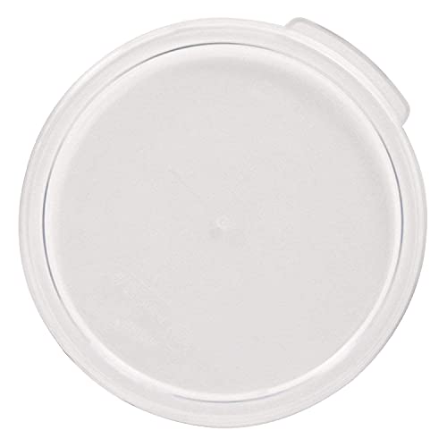 Tiger Chef 12 Quart Commercial Grade Clear Food Storage Round Polycarbonate Containers With Clear Lids