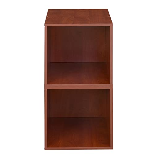 Niche Cubo Storage Organizer Open Bookshelf Set- 2 Cubes- Cherry