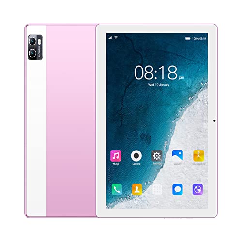 NA# Upgrade 10.1 Inch Ultra-Thin HD Tablet Computer, 10 Core IPS HD Screen, WiFi, Bluetooth, Android Voice Call, Game Tablet, Front and Back Dual Camera (Silver)