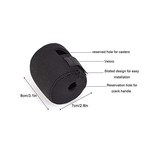 GNMGIZ Fishing Reel Cover Simple Neoprene Durable Casting Reel Cover Protective Storage Bag Classic Spinning Reel Pouch Tool