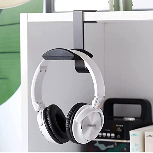 Headset Stand Headphone Hanger Headset Stand Creative Multifunctional Headphone Holder Rack for Audio Studio and Gaming Headphones Headphone Stand (Color : Black)