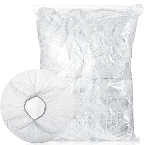TaoBary Disposable Food Covers Elastic Plastic Covers with Elastic Edge 16.5" Food Storage Covers Reusable Stretch Bowl Covers for Outside Picnic Clear Plate Wrap Food Lids for Leftovers (600 Pcs)