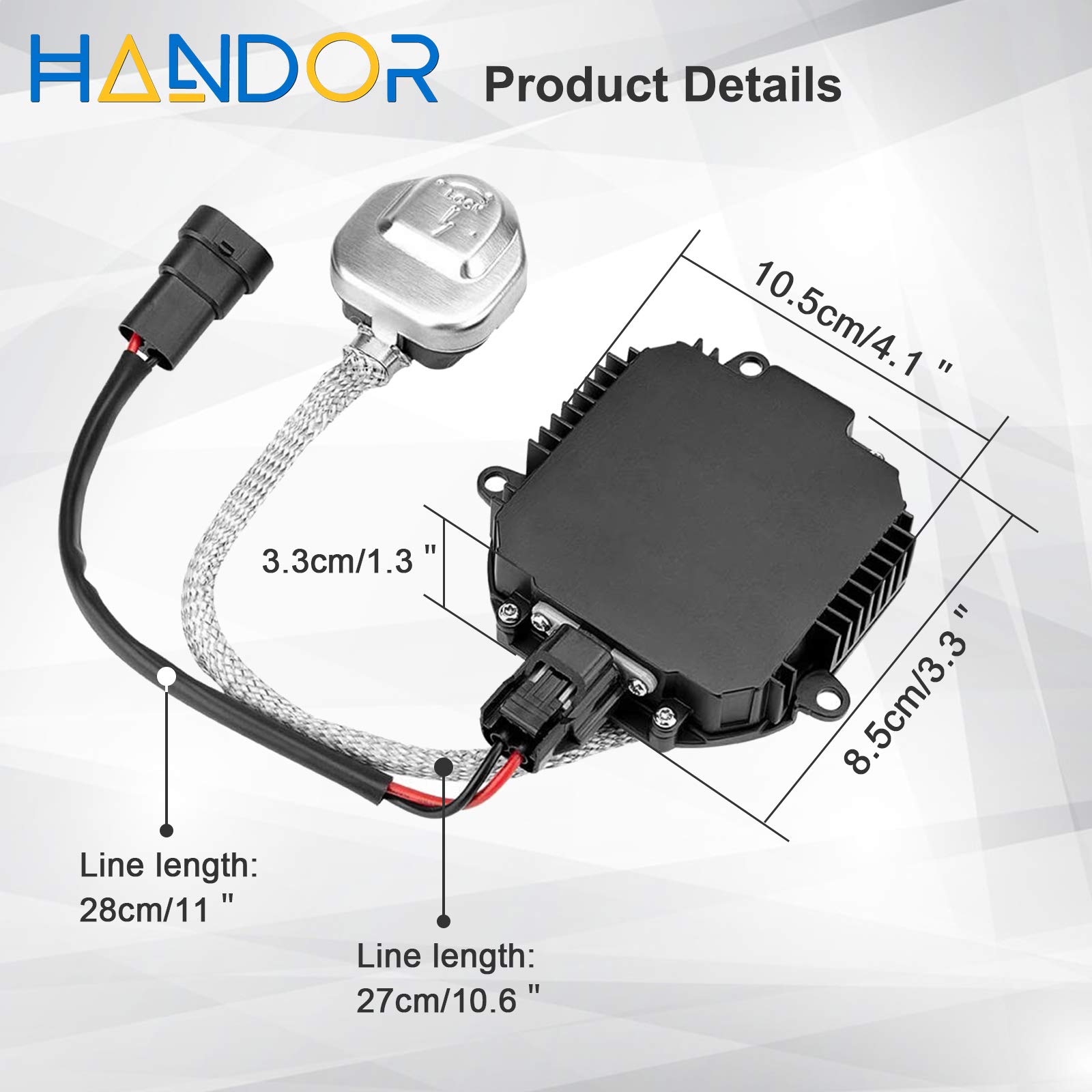 Handor NZMNS111LANH NZMNS111LANG HID Ballast Headlight Control Unit Xenon Headlight D2S/D2R Fits for 2003-2014 Infiniti Altima
