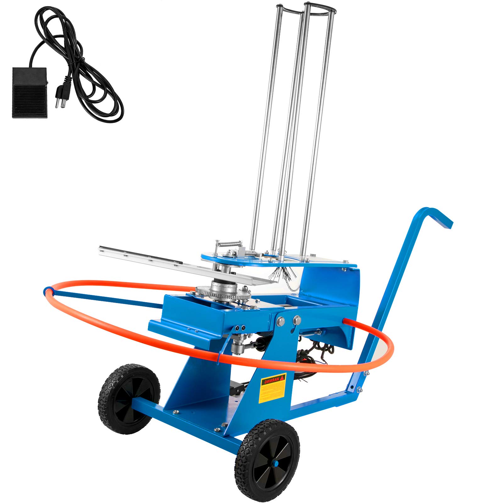 Happybuy Clay Pigeon Thrower 50 Clay Capacity Automatic Trap Machine Skeet Electronic Trap Thrower with Wheels