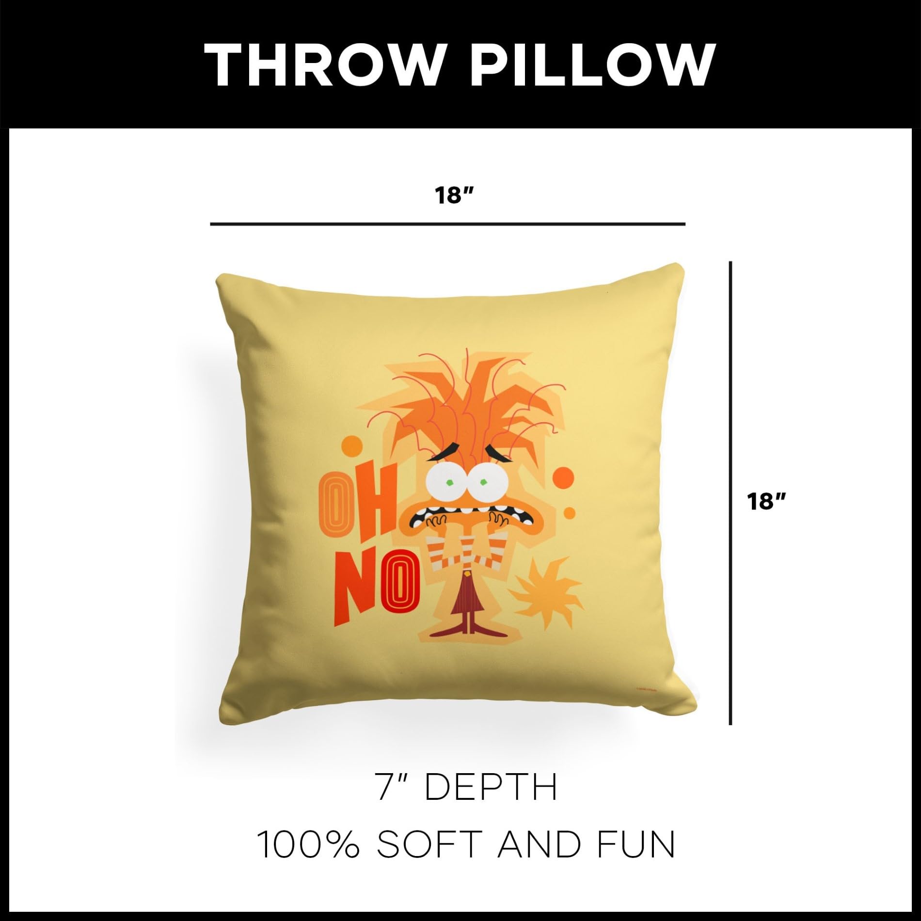 Northwest Inside Out Pillow, 18" x 18", Oh No Oh No