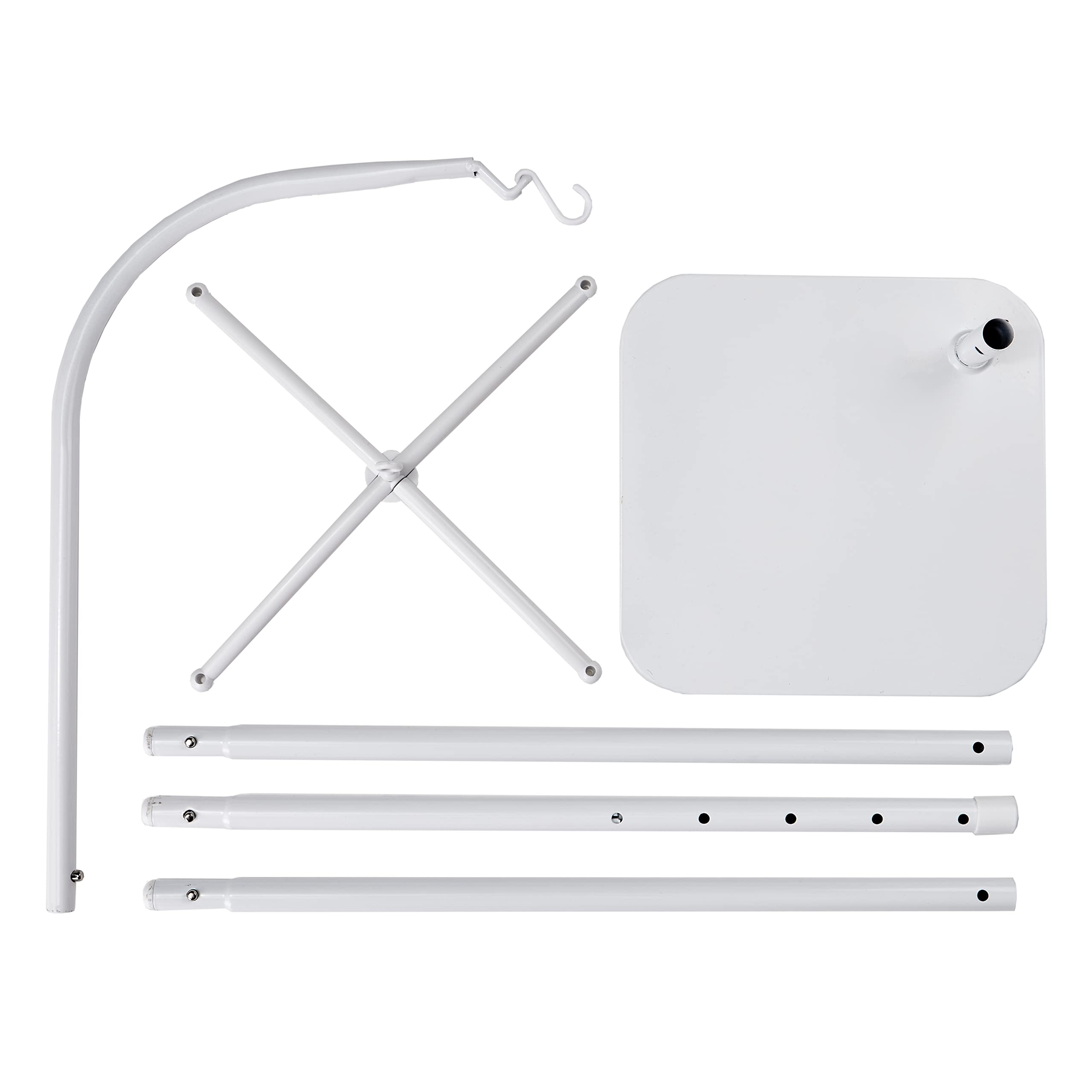 Lanttoe Floor-Standing Mobile Arm 69 Inches for Baby Nursery-Baby Mobile with Matching Nursery Mobile Attachment-Multifunction Mobile Arm-Upgrade Large Base Anti-Dumping System