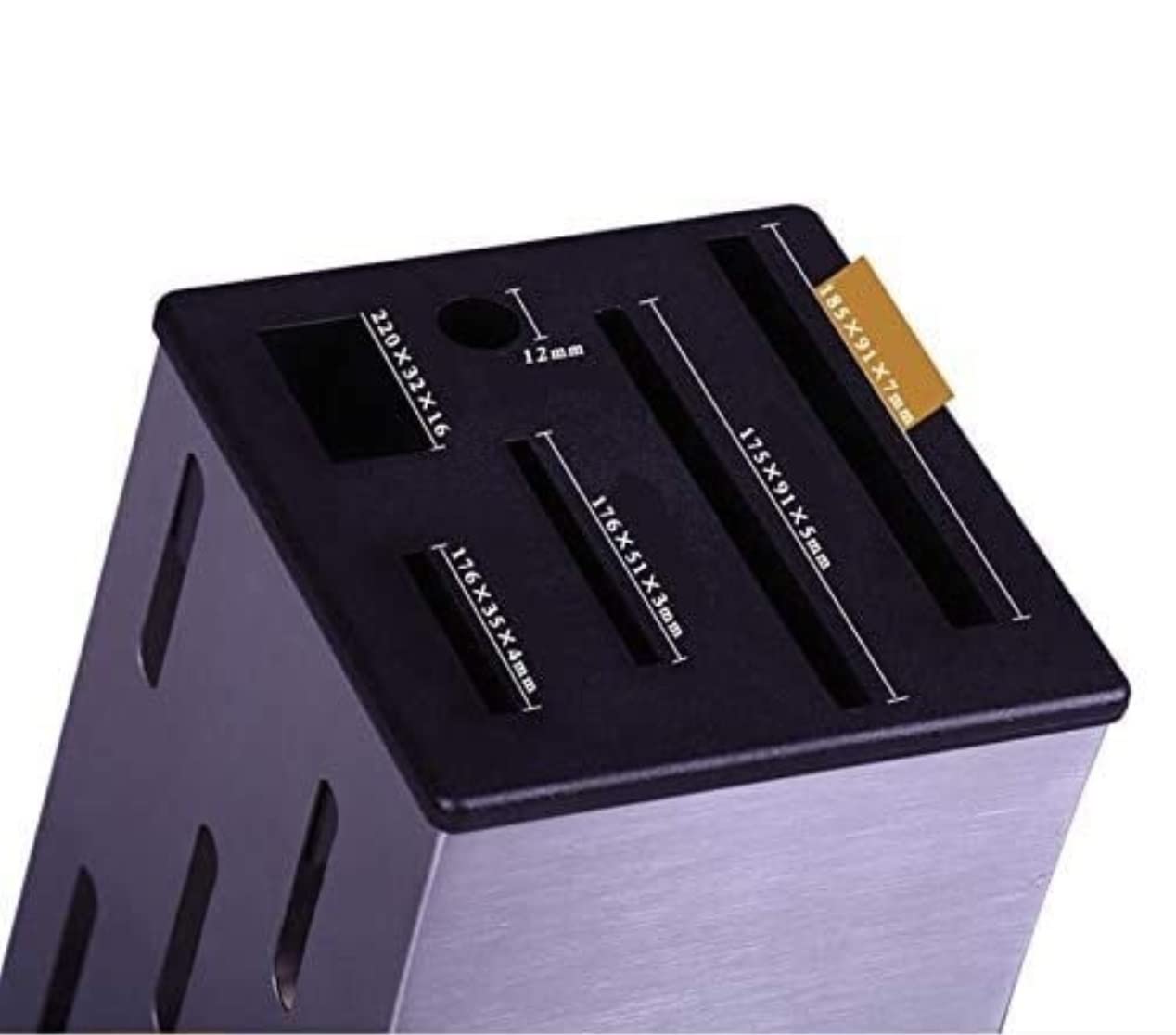 Knife Block Knife Holder Stainless Steel Knife Holder Ventilated Dry Knife Rack Kitchen Knife Shelf Storage Tool Knife Storage Knife Stand Knife Organizer