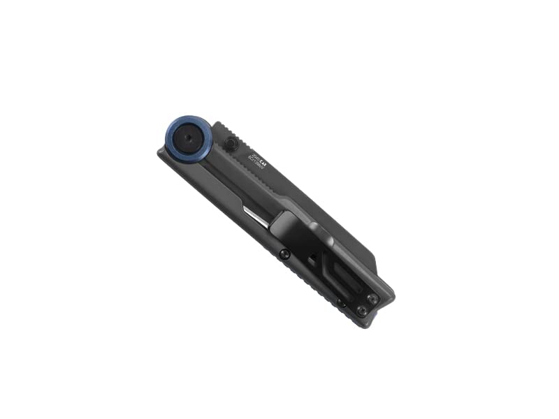 Kershaw Decibel Pocketknife; 3 Inch 8Cr13MoV Stainless Steel Blade, Titanium Carbo-Nitride Coated Blade and Handle, Manual Opening, Reversible Pocketclip, Thumb Stud, Frame Lock (2045), Black, Normal