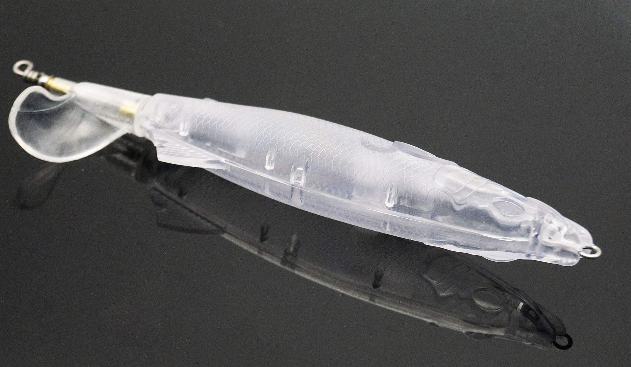 Free Oval Eye 5pcs Unpainted Plopper Bait Fishing Hard Clear Lure Body 130mm 13.6g Blank Lures PL3