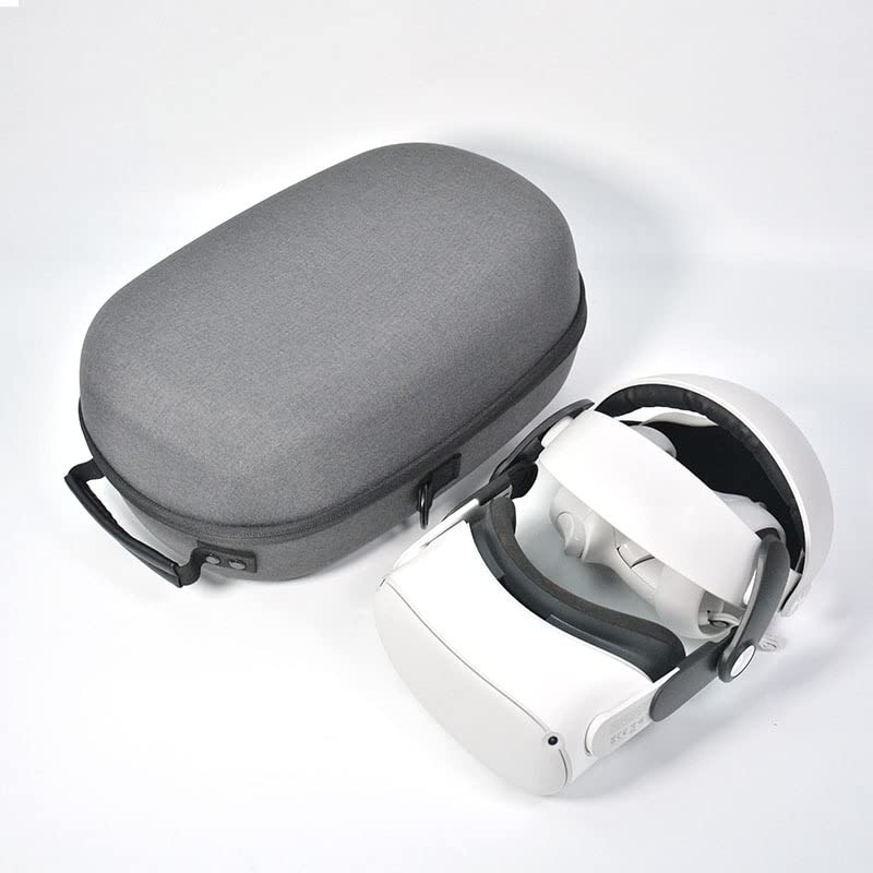 Hard Carrying Case for Oculus Quest 2 Accessories with Upgraded All-in-One Machine Storage Bag, Which Can Be Installed Into Elite Headwear Vr Glasses Storage Bag