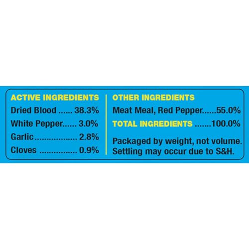 EPIC REPELLENTS 10060 Deer Scram All Natural, Animal, People and Pet Safe Granular Repellent, 6 lb, Removed Attribution