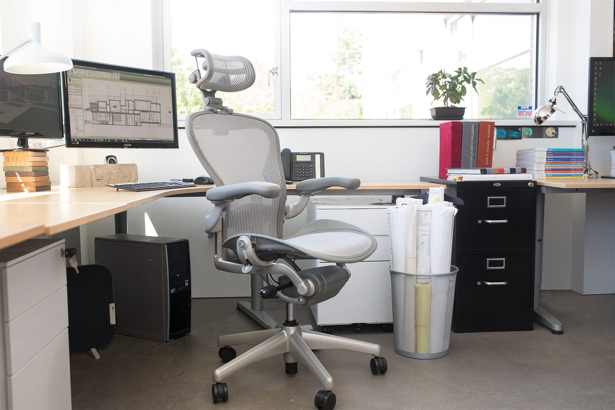 Engineered Now The Original Headrest for The Herman Miller Aeron Chair (H3 for Classic, Zinc)