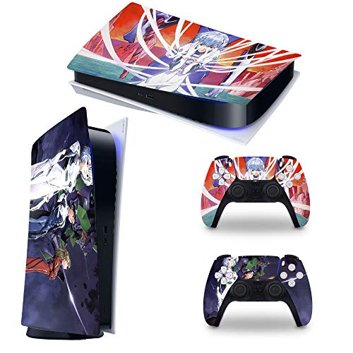 Genesis Neon - PS5 Standard Edition Skin Console and 2 Controller, Vinyl Decal Sticker Full Cover Protective