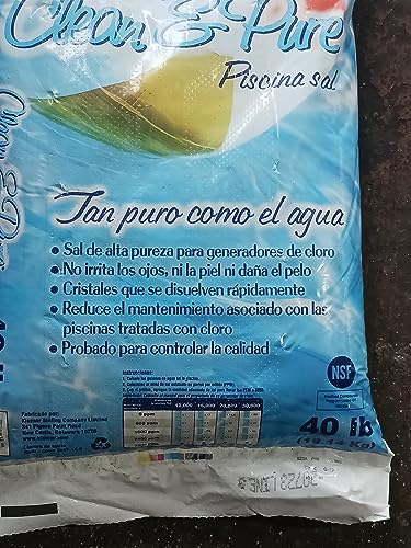 Kissner Clean & Pure Pool Salt (40 lb Bag)