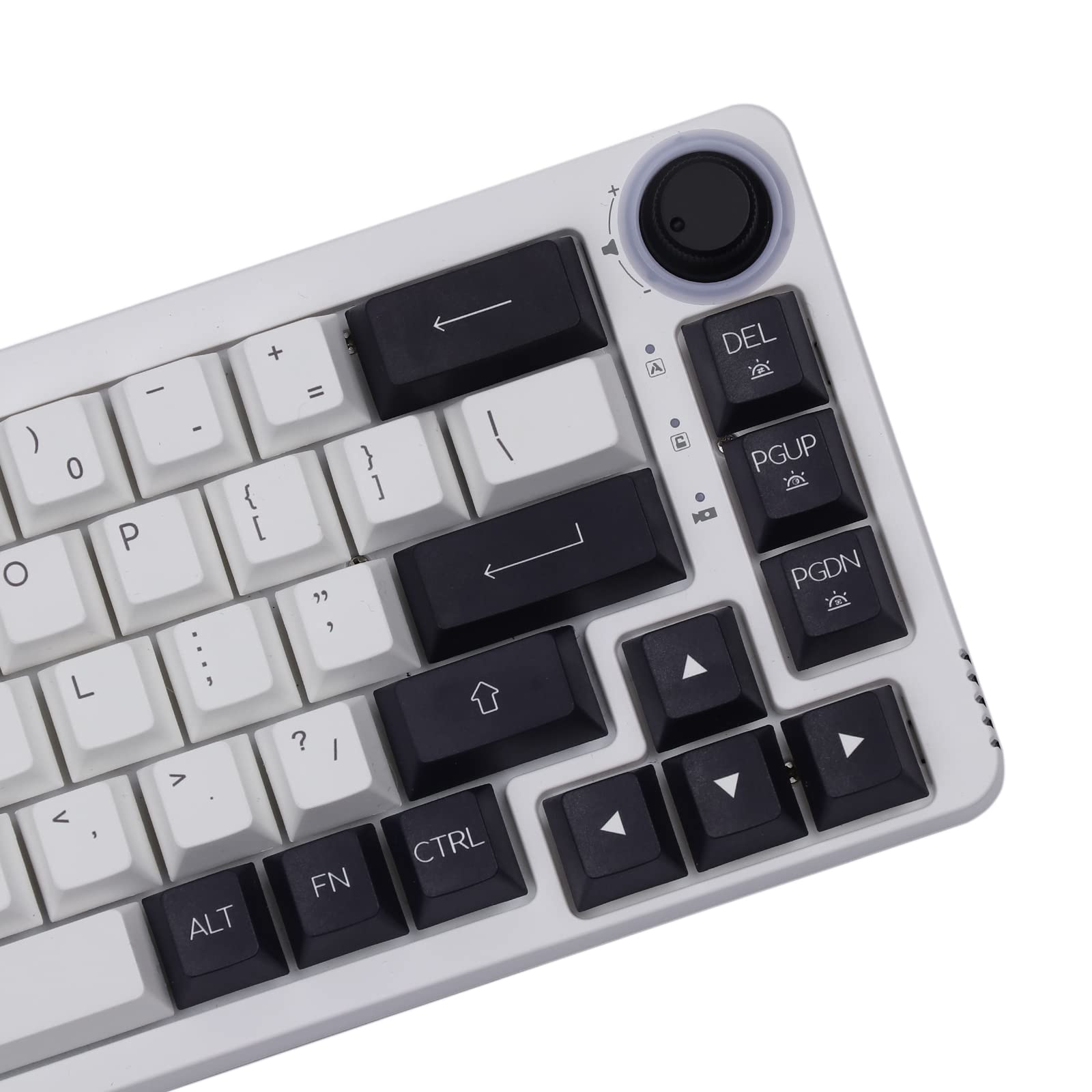 EPOMAKER Theory TH68 65% 67 Keys RGB Hot Swappable Programmable Bluetooth 5.0/2.4Ghz Wireless/USB-C Wired Triple Modes Mechanical Gaming Keyboard with Rotary Knob for Win/Mac (Gateron Brown Switch)