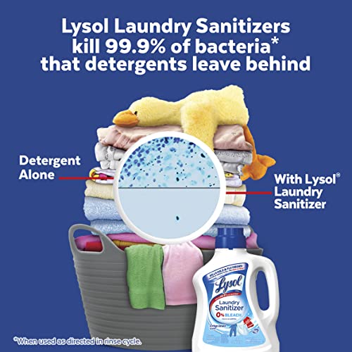 SWASH by Whirlpool, Liquid Laundry Detergent, Pure Linen, 83 Loads, 30 fl. Oz. & Lysol Laundry Sanitizer Additive, Bacteria-Causing Laundry Odor Eliminator, 0% Bleach Laundry Sanitizer, color