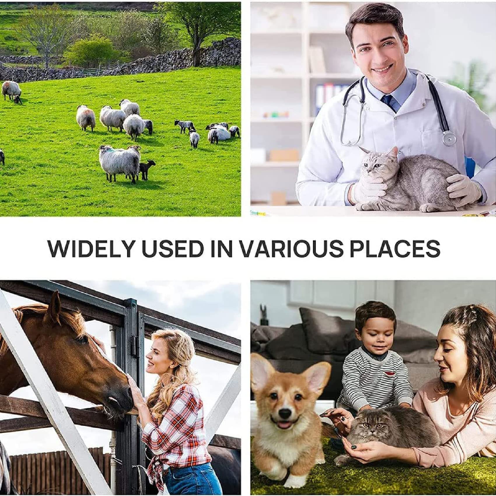 LXT PANDA Portable Wireless Ultrasound Scanner, Handheld Waterproof Ultrasound Pregnancy Test Machine with Electronic Convex Vibration Probe for Sheep Dog Cat and Pig