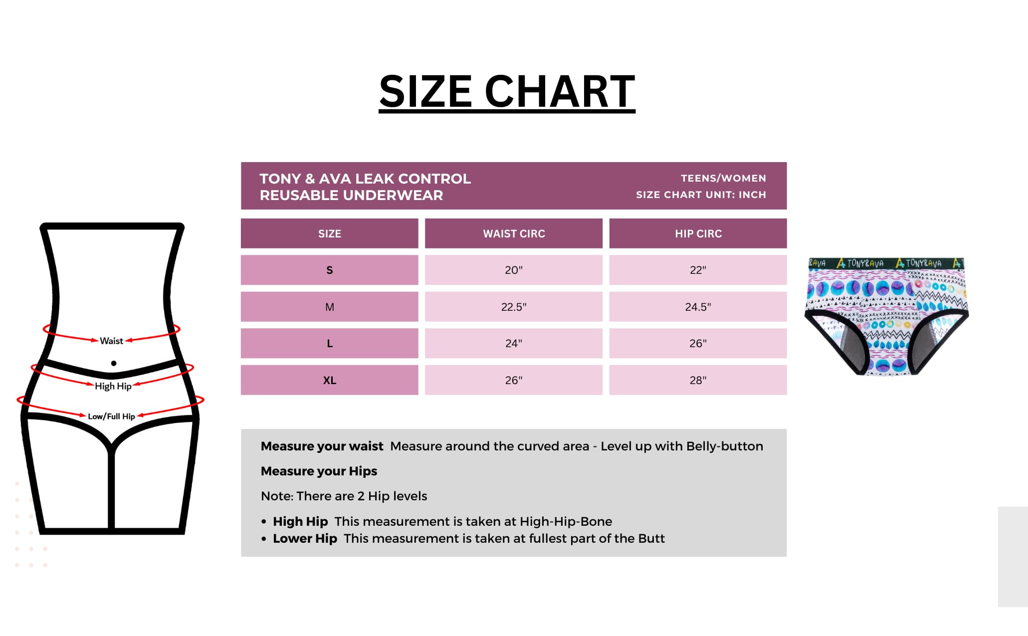 Incontinence Underwear for Girls, Teens & Women with Special Needs – Transitional Briefs for Catheterization, Daytime Leaks & Light Protection | Comfortable & Discreet Alternative to Diaper | L