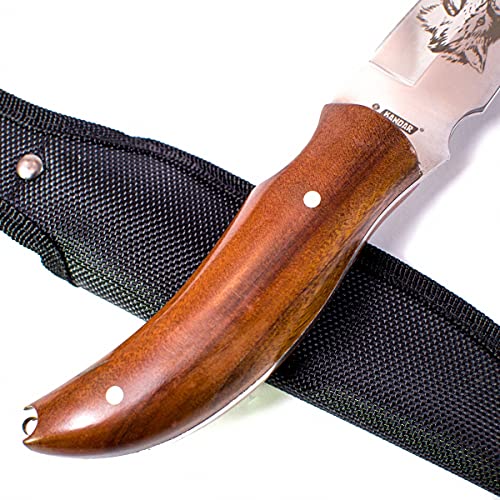 Fixed Blade Knife KANDAR N.343 Camping Hunting Fixed Blade Knife Overall lenght: 10.63in