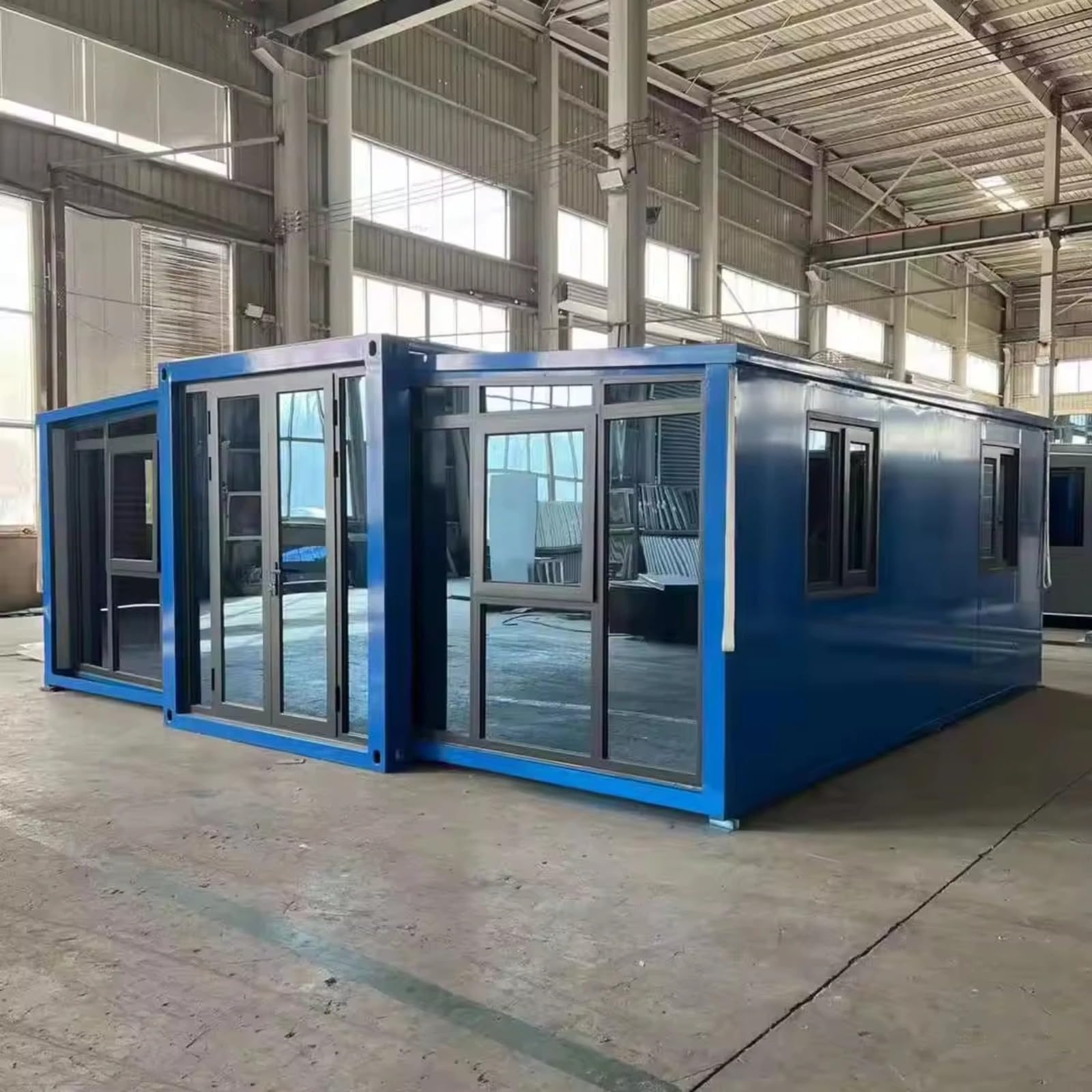 Prefab Folding Extendable Container House for Living Office Hospital Fast Assemble Container Home 2 Bedroom Family Homes