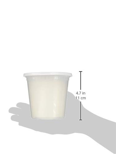 EDI [24 OZ, 25 Sets] Plastic Deli Food Storage Containers with Airtight Lids | Microwave-, Freezer-, Dishwasher-Safe | BPA Free | Heavy-Duty | Meal Prep | Leakproof | Recyclable