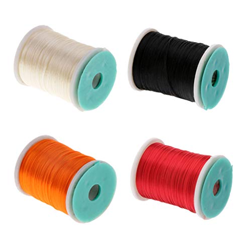 Fishing Flies Streamer Tying Accessory Fr Lure Bait Making DIY Tool 250M (White)