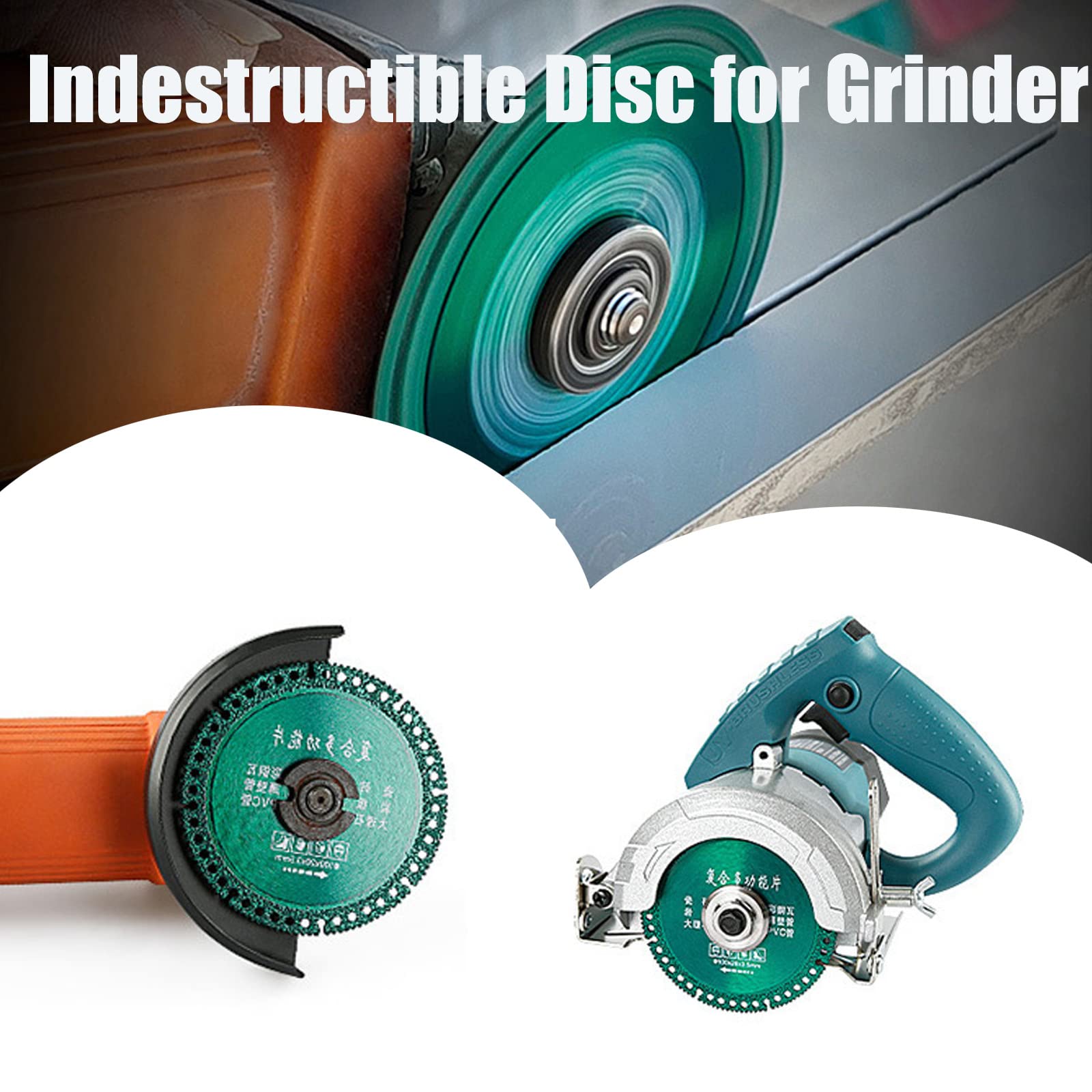 Indestructible Disc for Grinder, Indestructible Cutting Disc, Indestructible Disc for Angle Grinder (5 pcs)
