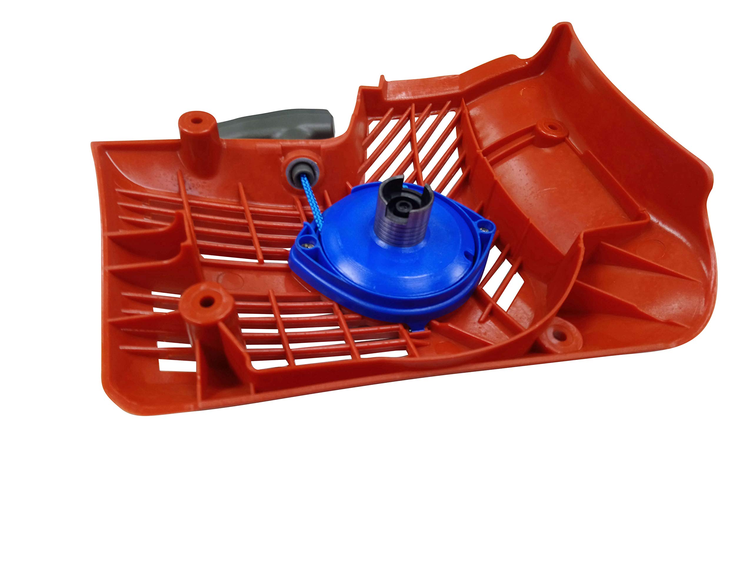 ENGINERUN Recoil Rewind Start Starter Cover Assembly Compatible with Husqvarna Partner K750 K760 Concrete Saw OEM 506385613 506 38 56-13