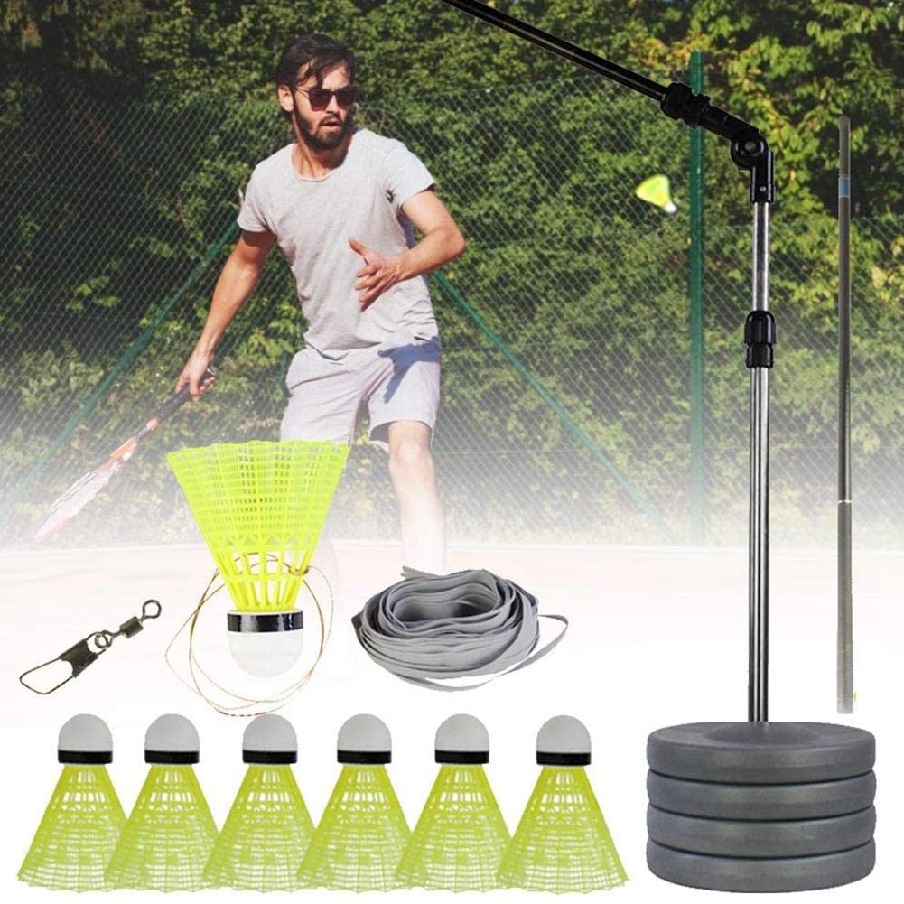 Erhai Badminton Trainer Badminton Robot Racket Sports -Study Practice Machine Badminton