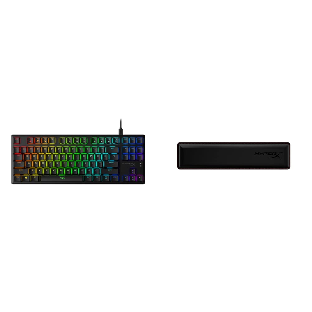 HyperX Alloy Origins Core - Tenkeyless Mechanical Gaming Keyboard & Wrist Rest – Tenkeyless – Cooling Gel – Memory Foam – Anti-Slip