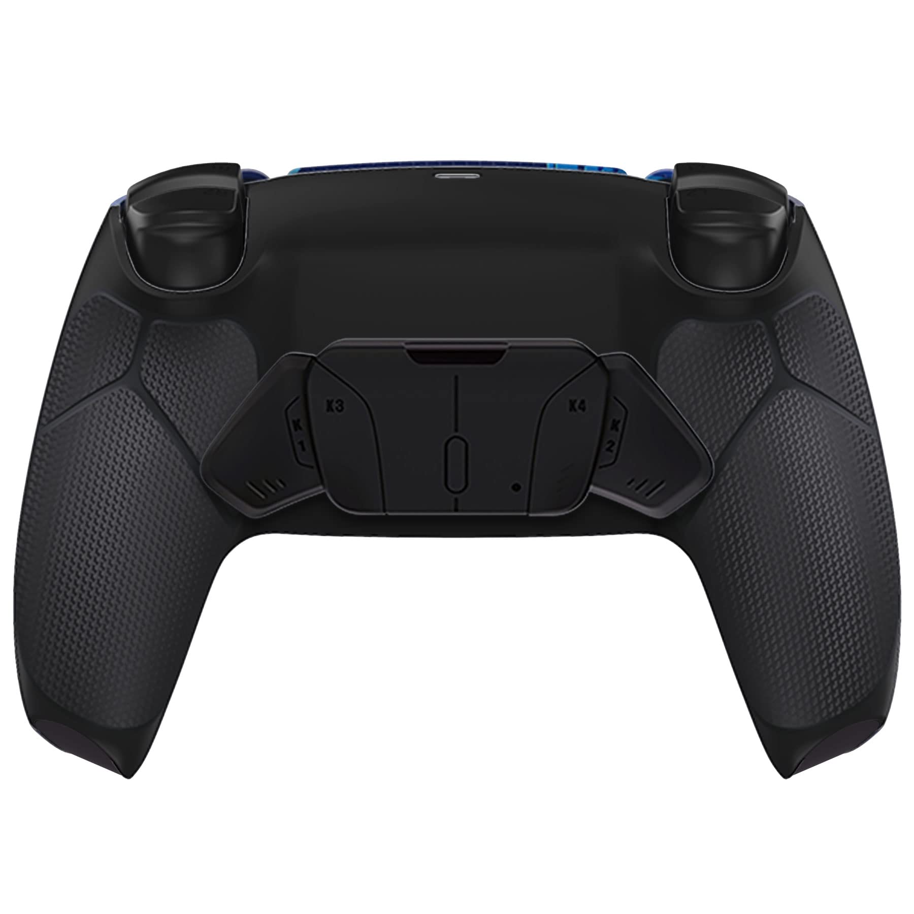 HEXGAMING RIVAL PRO 4 Paddles & Exchangeable Joysticks & Flash Shot Compatible with ps5 Custom Controller PC Gamepad - Green Space Distortion