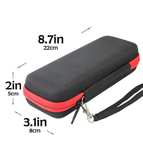 Khanka Hard Travel Case Replacement for KAIWEETS HT206b / HT206d 600A Digital Clamp Meter T-RMS 6000 Counts, Auto-Ranging Multimeters AC/DC Current Voltmeter Ammeter Tester, Case Only
