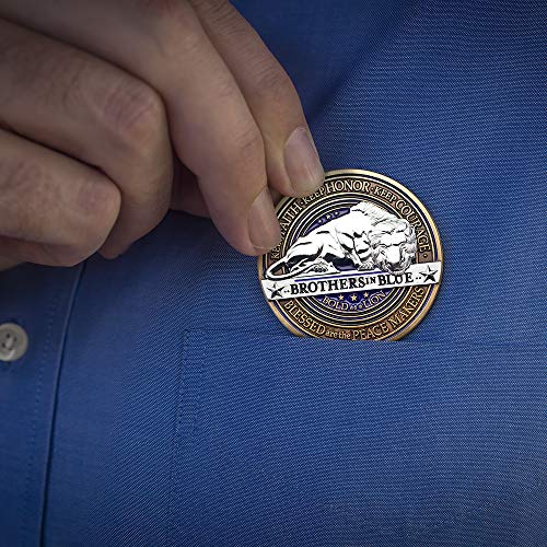 Law Enforcement Brotherhood Challenge Coin · Saint Michael Challenge Coin · Morale Challenge Coin