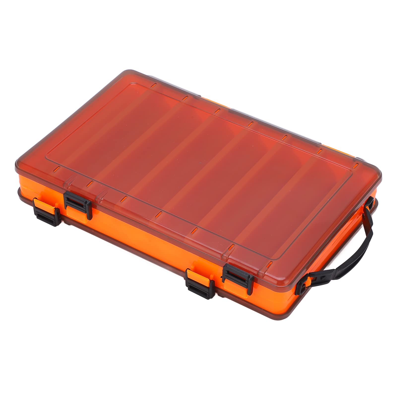 Fishing Lure , Fishing Tackle Box Design Anti Lost 2 Sided Anti Fall with Side Handle for Saltwater