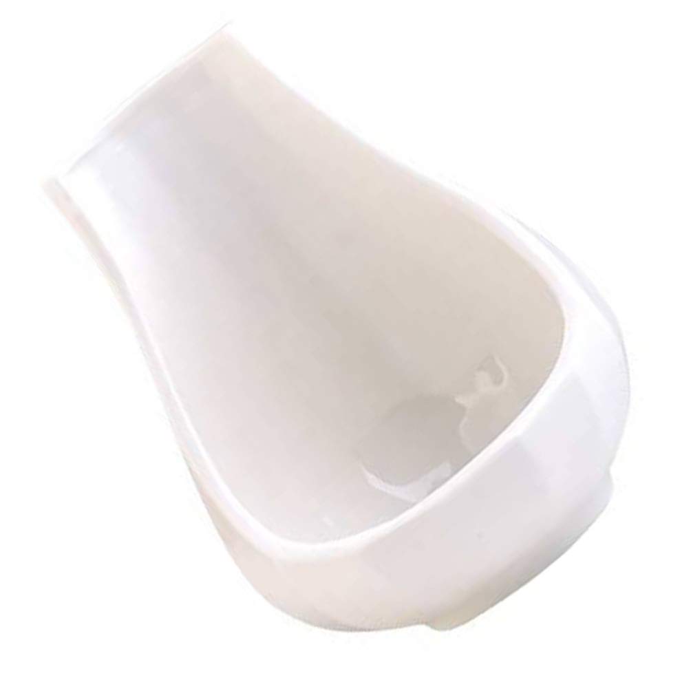 Hemoton Coffee Spoon Holder 1pc Ceramic Spoon Rest Ceramics White Pallet Commercial Ceramic Utensil Holder