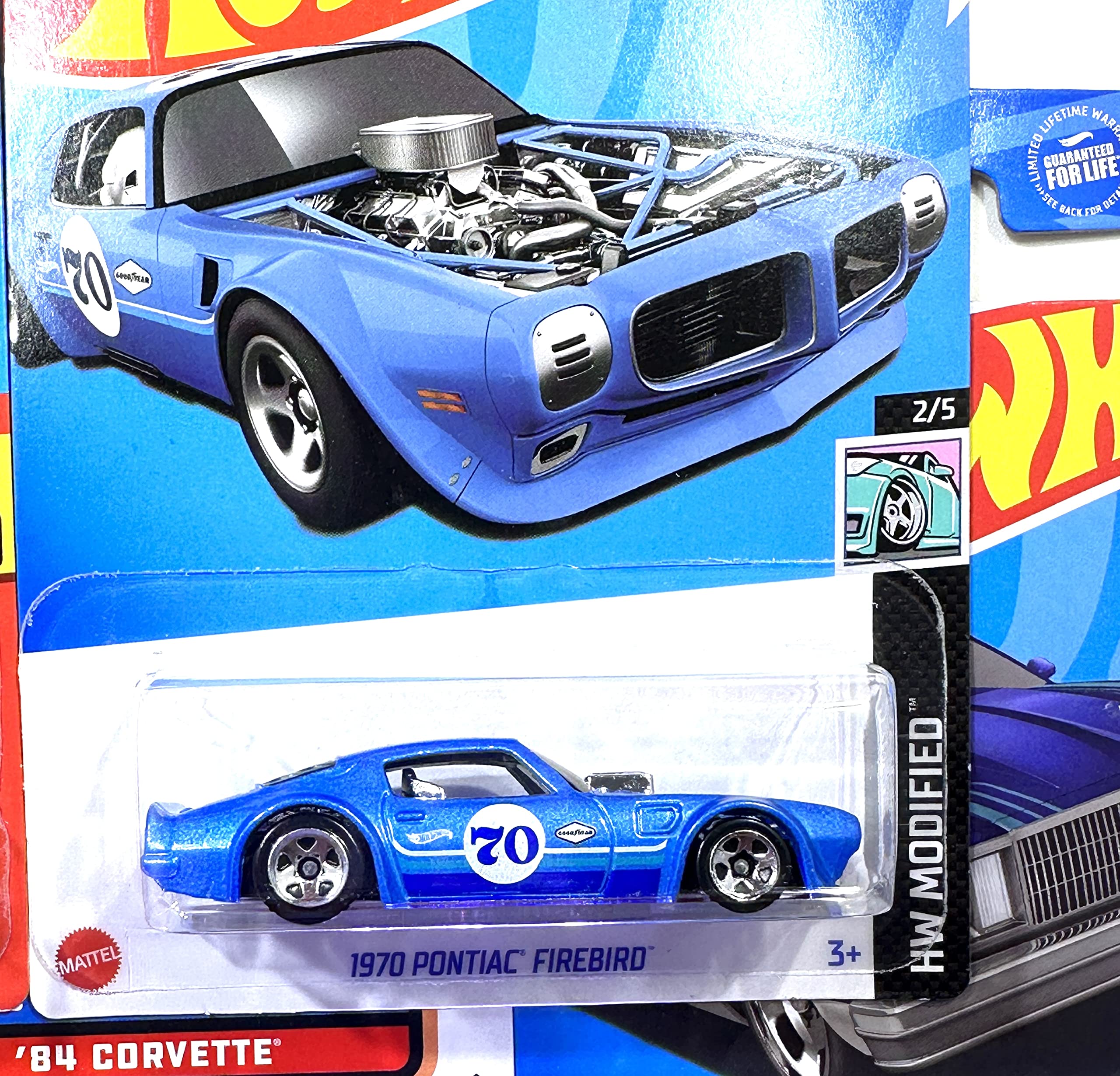 Hot Wheels - 5 Pack Special Bundle - 70's - 80's Muscle Cars - Mustang, El Camino, Corvette, Firebird, Camaro - Mint/NrMint - Ships Bubble Wrapped in a Box with Fill