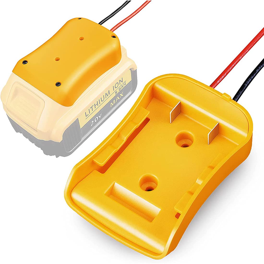 Haudboin Battery for 20V Max Battery 18V Battery Connector Size 12 Robot