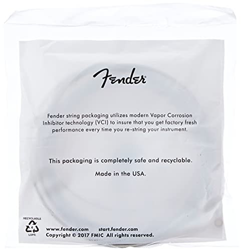 Fender Super 5250 Bass Strings, Nickel-Plated Steel Roundwound, Short Scale, 5250XL .040-.095
